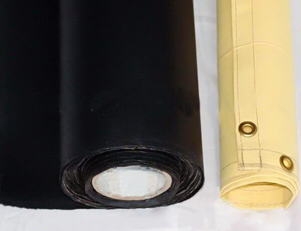 Neoprene Coated Fiberglass Cloth - Blue Diamond