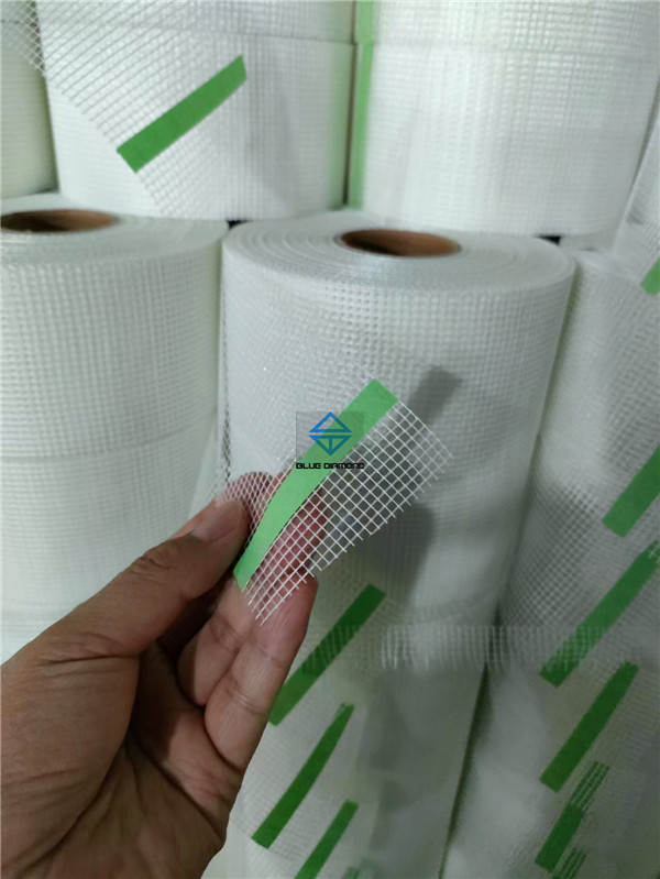 Self adhesive fiberglass mesh tape - Blue Diamond